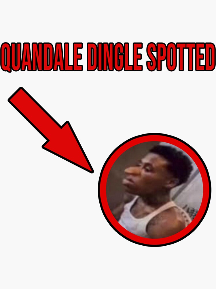 Pegatina «Quandale Dingle Spotted Meme» de Orlaoung | Redbubble