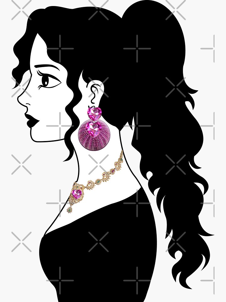 "IM THAT GIRL, PURPLE GLAZE" Sticker for Sale by QWEENFIESTY | Redbubble