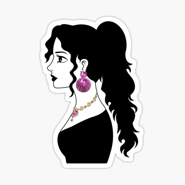 "IM THAT GIRL, PURPLE GLAZE" Sticker for Sale by QWEENFIESTY | Redbubble