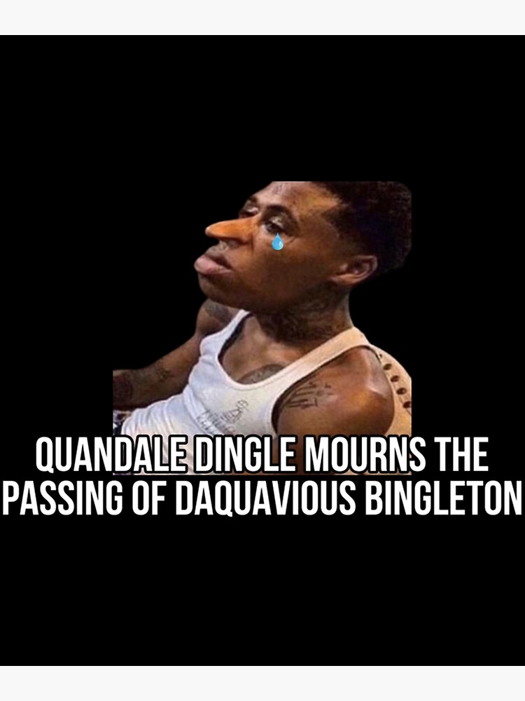 "Quandale Dingle Sad Crying Meme " Poster for Sale by Orlaoung | Redbubble