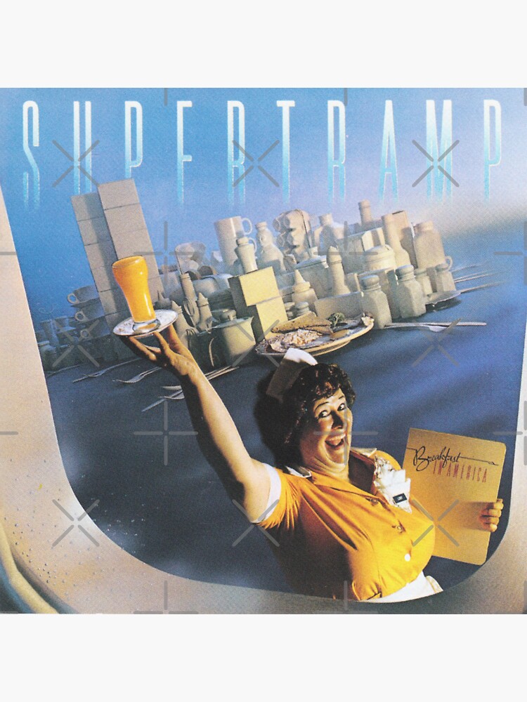 "Supertramp - Breakfast In America Album" Sticker for Sale by ...