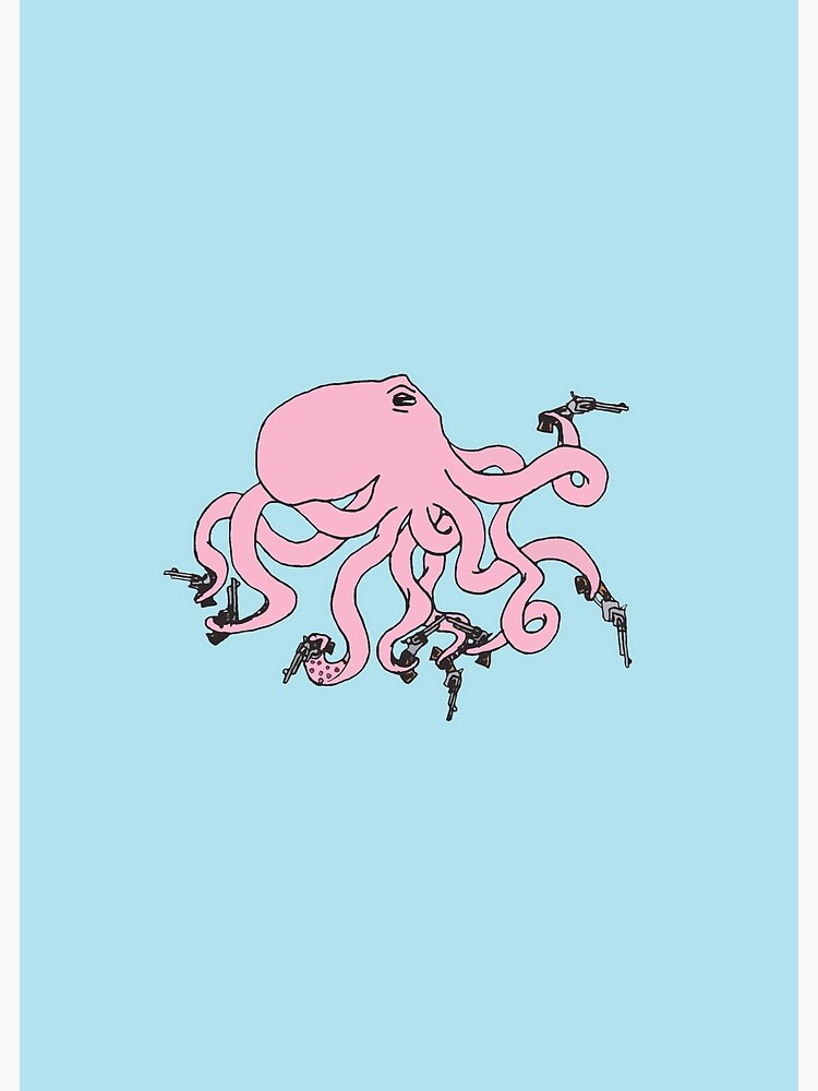 "Glocktopus" Framed Art Print for Sale by Meg-Does-Art | Redbubble