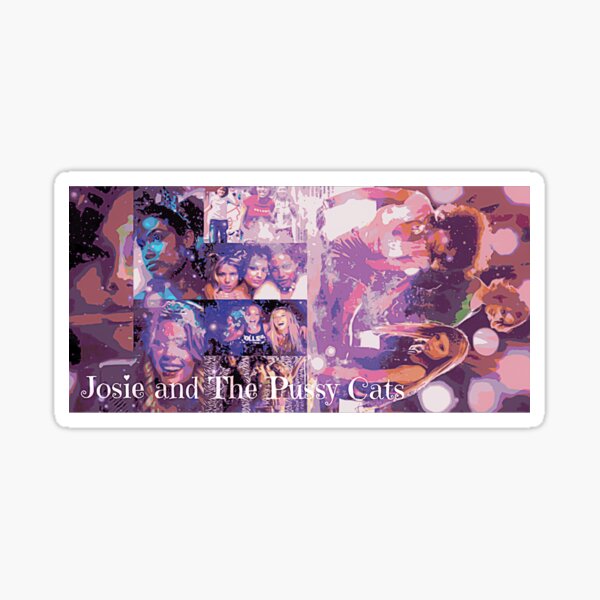 "Josie And The Pussycats Collage" Sticker for Sale by Phuonoche | Redbubble