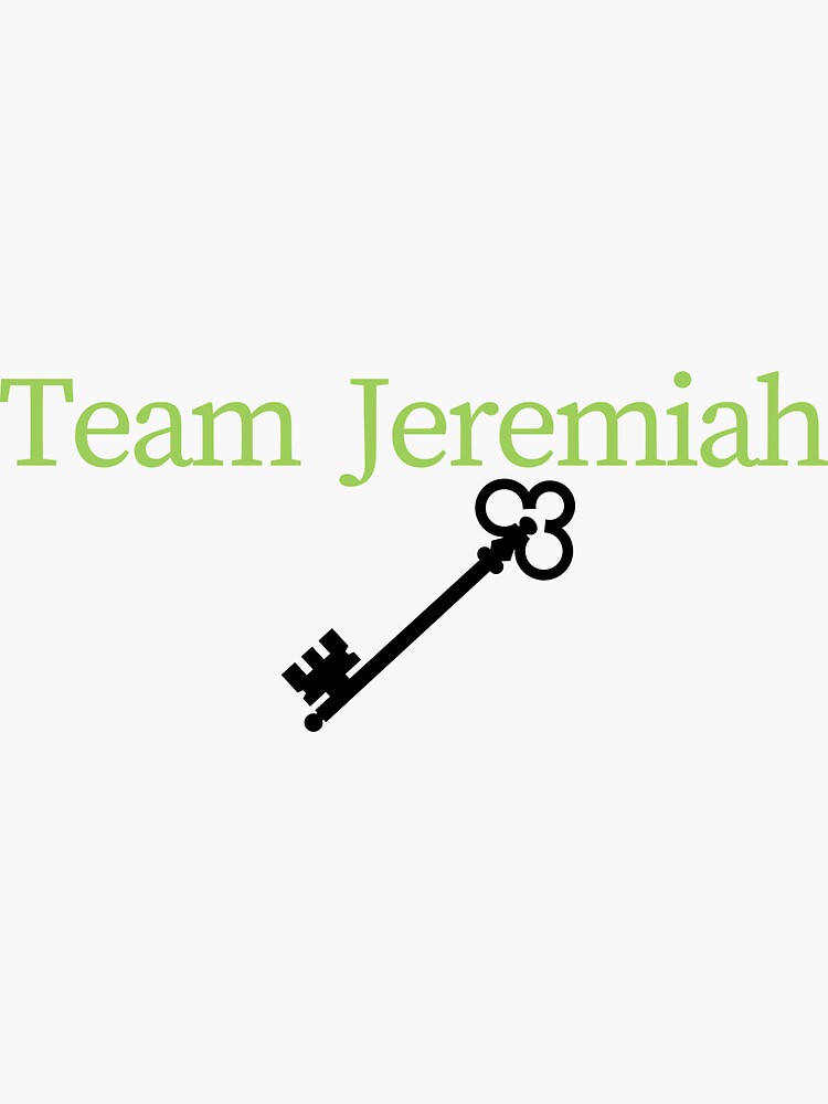 "Team Jeremiah - The Summer I Turned Pretty" Sticker by KMTdesigns ...