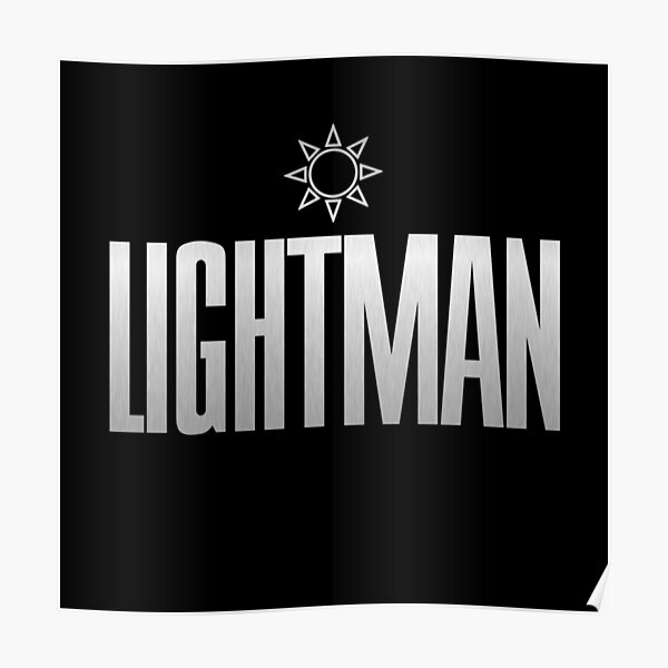 "Lightman silver Color" Poster by margner | Redbubble