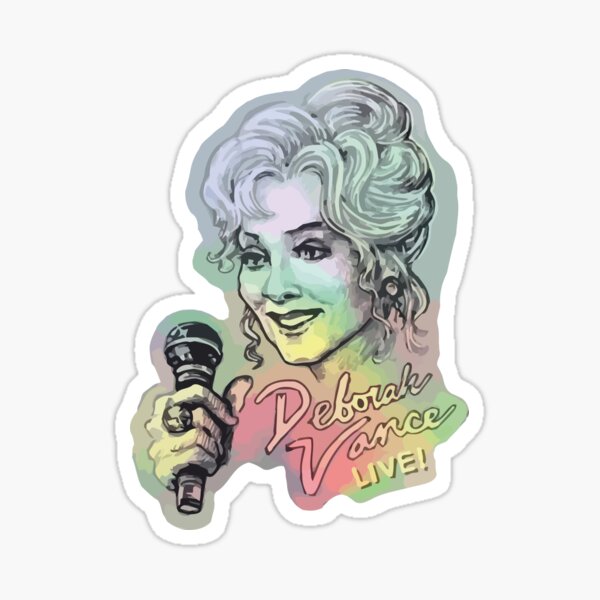 "Deborah Vance Real Outfits Uk Gif Quotes Memes Vegas Clothes" Sticker ...