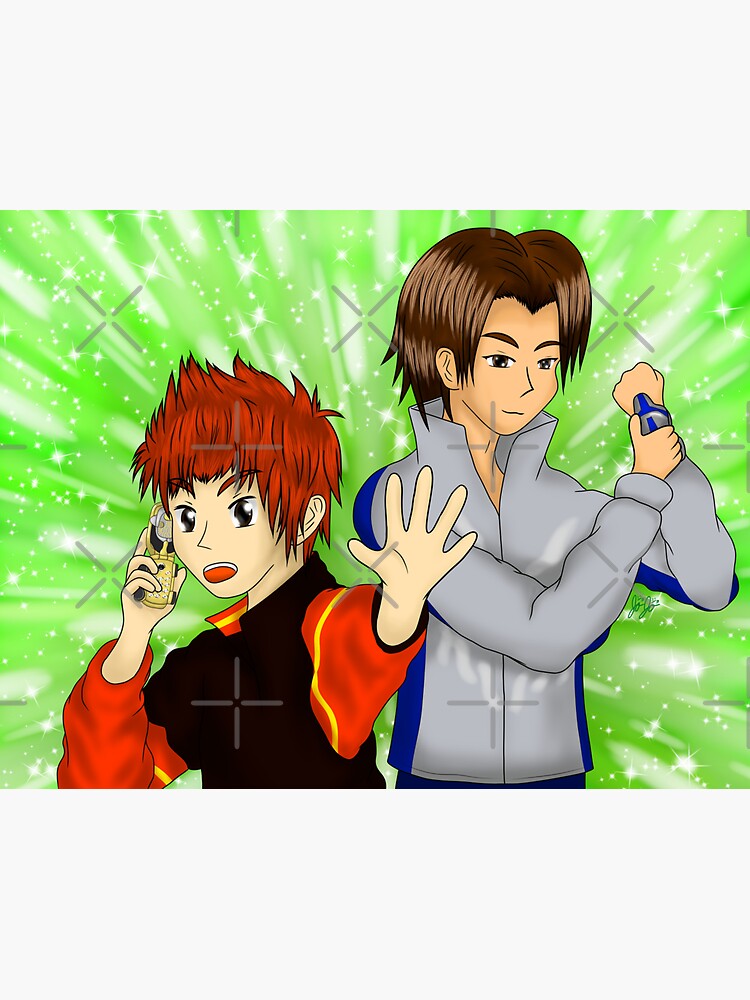 "GaoRed and GaoSilver" Sticker for Sale by jojokazasumi | Redbubble