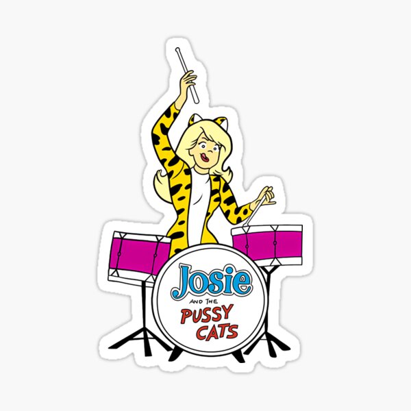 "Josie And The Pussycats Josie And The Pussycatssss" Sticker for Sale ...