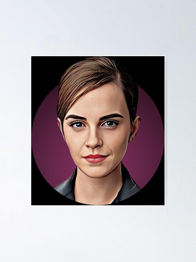 "Emma Watson Cartoon" Poster for Sale by CartoonStarsStd | Redbubble