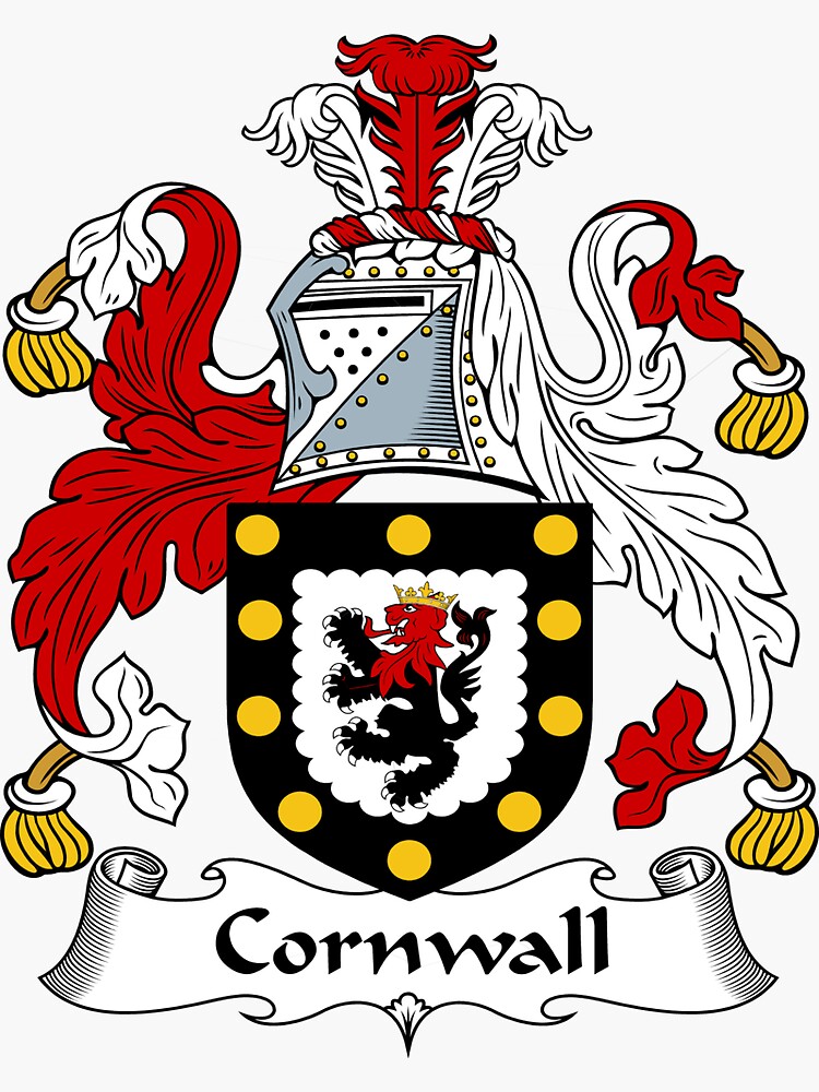 "Cornwall" Sticker for Sale by HaroldHeraldry | Redbubble