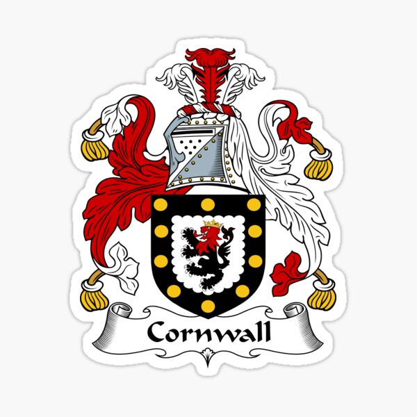 "Cornwall" Sticker for Sale by HaroldHeraldry | Redbubble