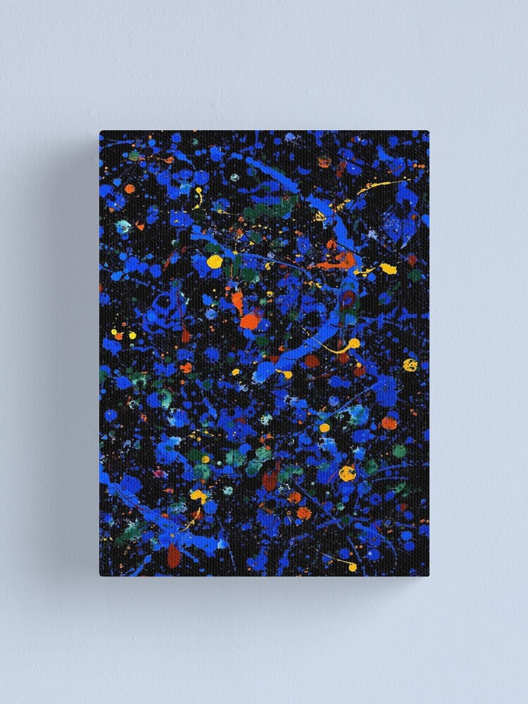 "Jackson Pollock blue abstract art, pattern design, Jackson Pollock ...
