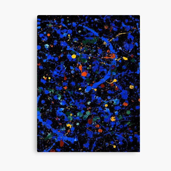 "Jackson Pollock blue abstract art, pattern design, Jackson Pollock ...