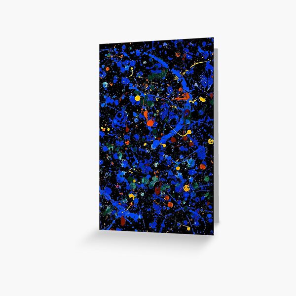 "Jackson Pollock blue abstract art, pattern design, Jackson Pollock ...