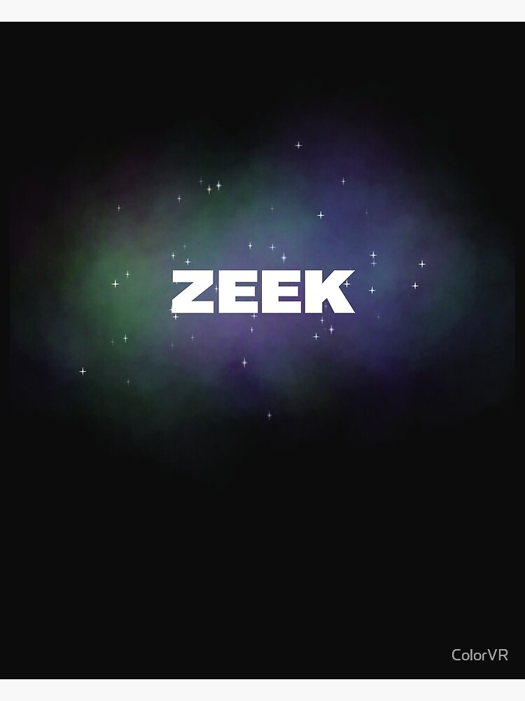 "Zeek Aura " Poster for Sale by ColorVR | Redbubble