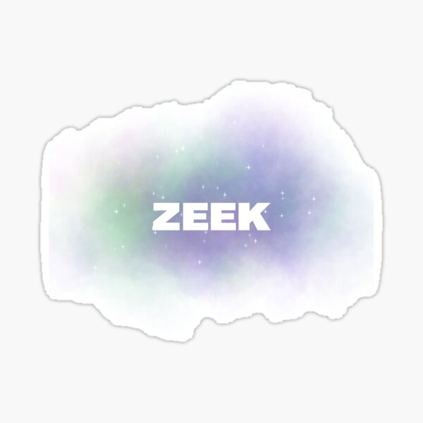 "Zeek Aura " Sticker for Sale by ColorVR | Redbubble