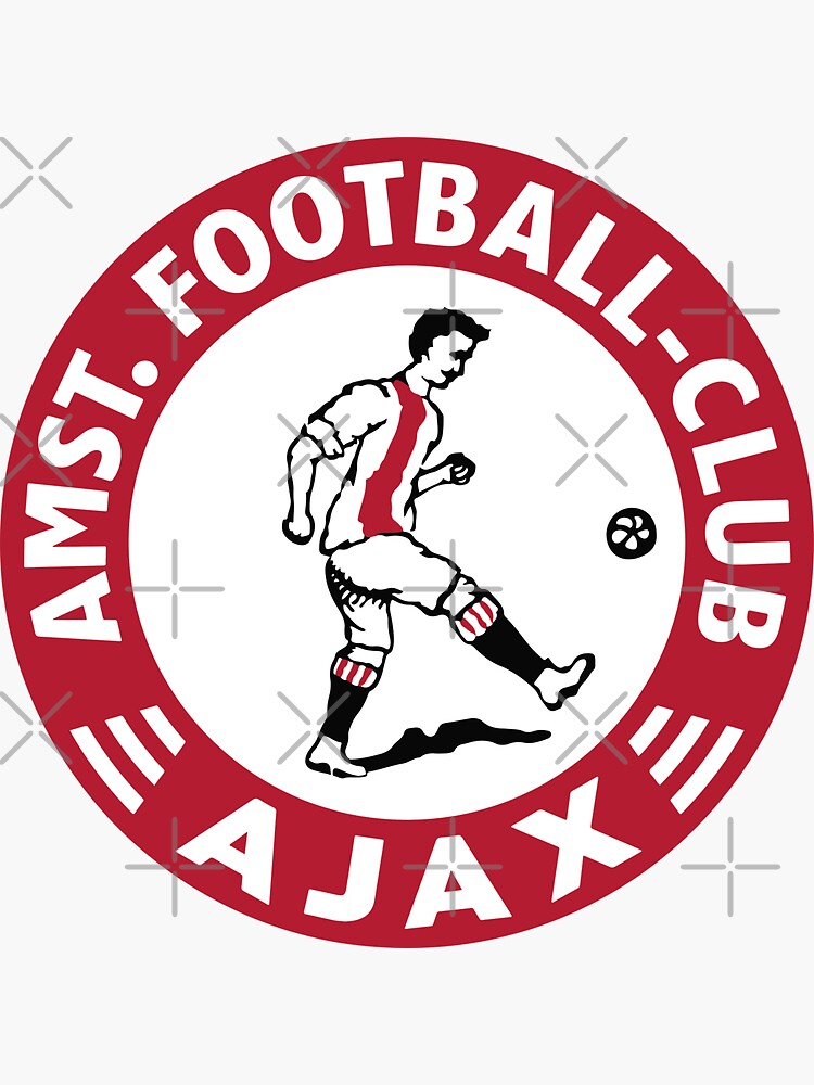 "Vintage Ajax" Sticker by OnTargetSports | Redbubble