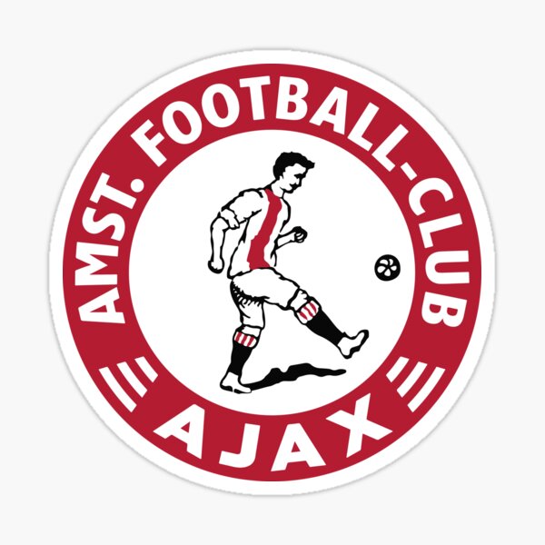 "Vintage Ajax" Sticker for Sale by OnTargetSports | Redbubble