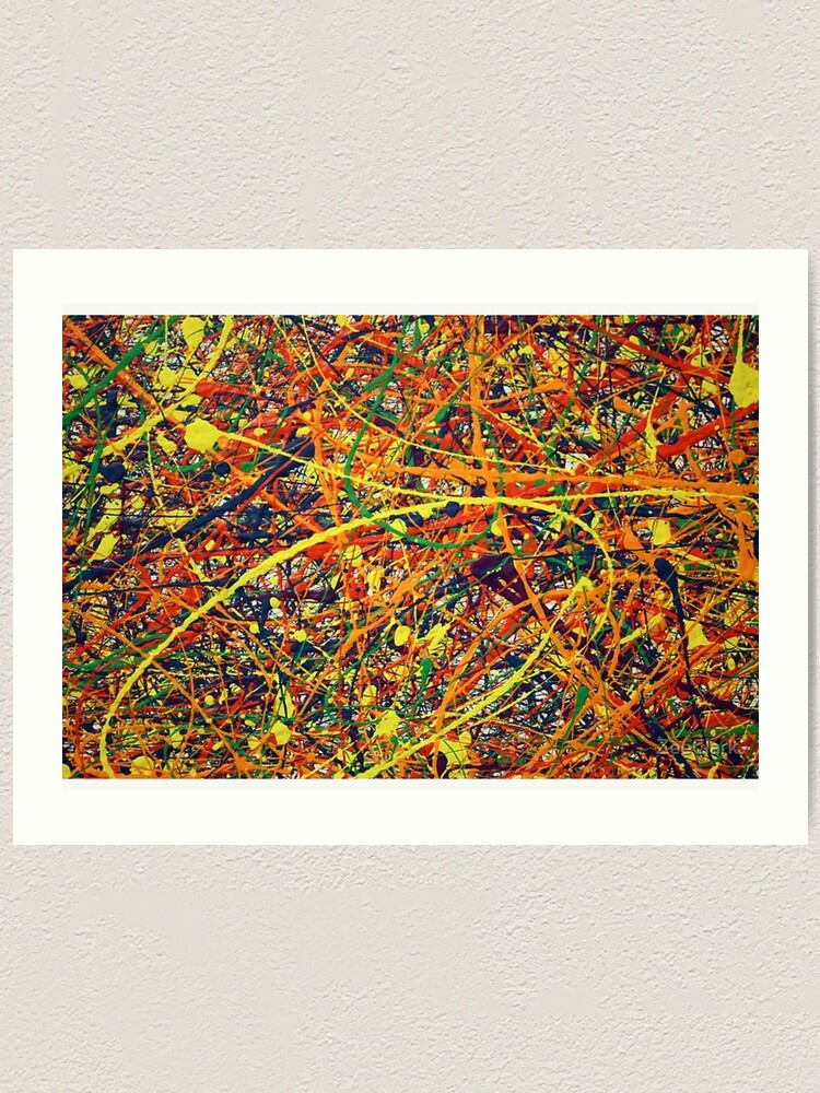 "Jackson Pollock abstract art, colorful pattern, Jackson Pollock Design ...