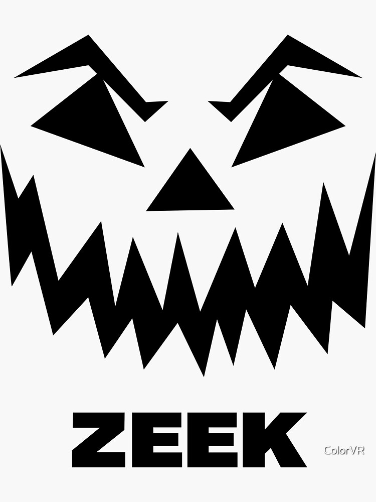 "Halloween Zeek" Sticker for Sale by ColorVR | Redbubble