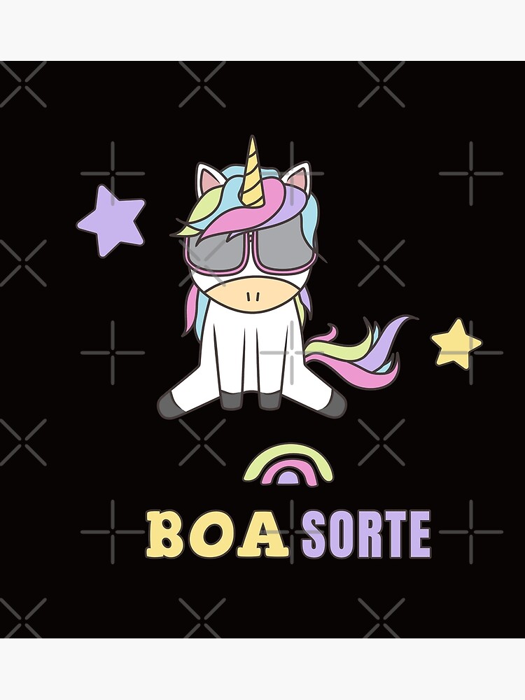 "Good Luck (boa sorte)" Poster for Sale by mdlayek | Redbubble