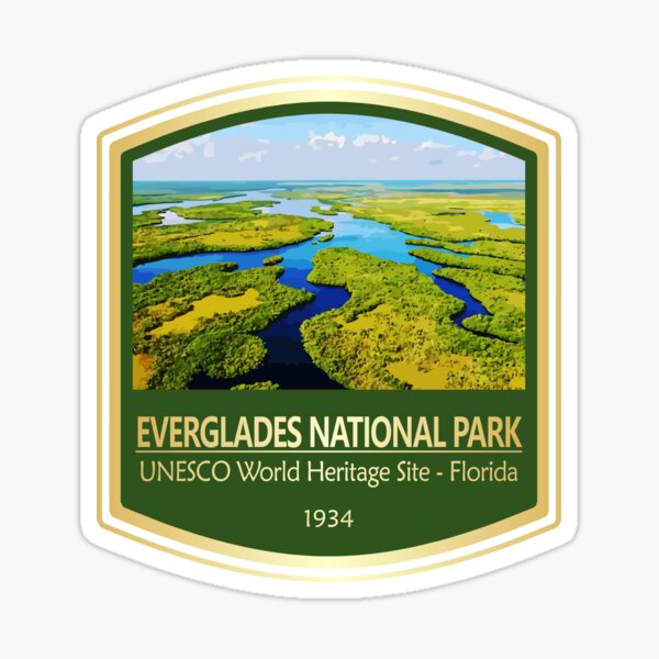 "Everglades National Park (PF)" Sticker for Sale by curranmorgan ...