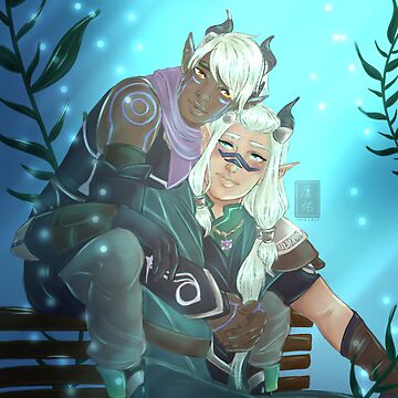 "Ruthari - Aquatic Romance" Greeting Card for Sale by PastelSapphire ...