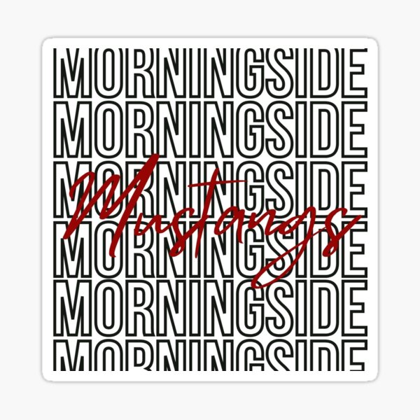 "Morningside University " Sticker for Sale by chloe3046 | Redbubble