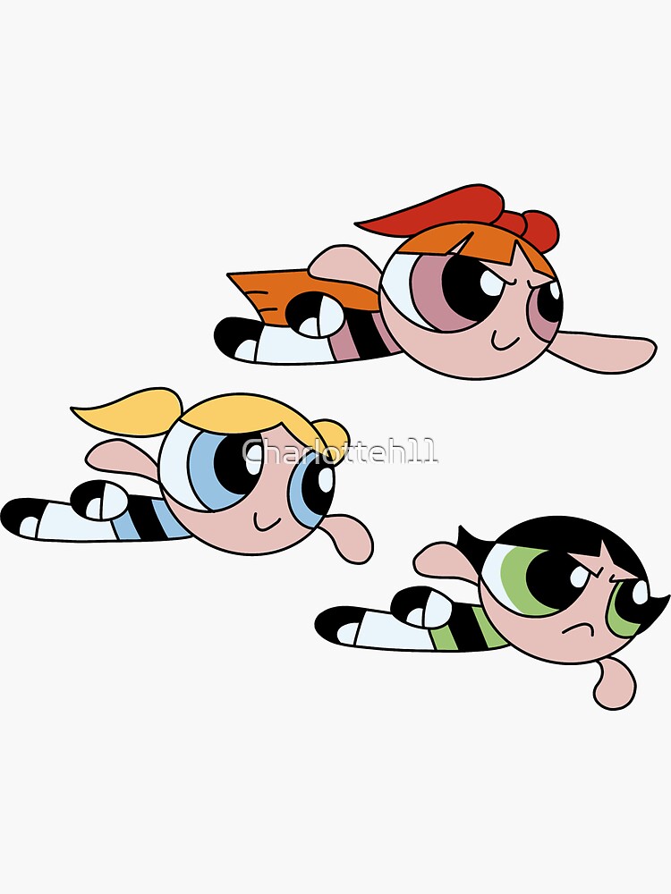 Blossom Bubbles And Buttercup Sticker For Sale By Charlotteh11 Redbubble