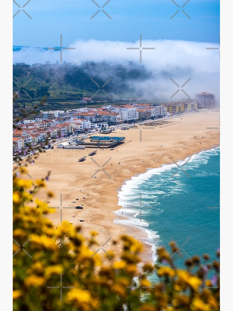 "Praia da Vila, Nazaré" Poster for Sale by yurishopa | Redbubble