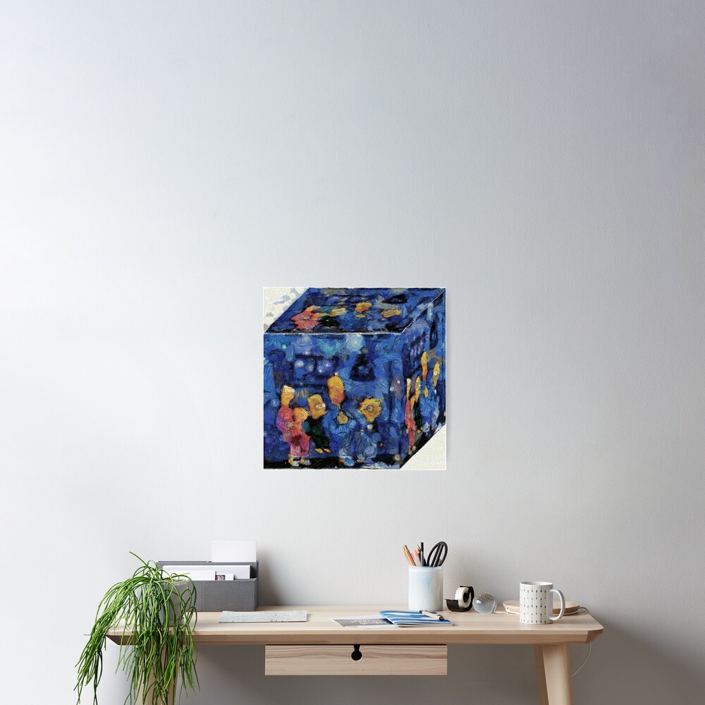 "Simpson Cube Art" Poster for Sale by Bubblepoor | Redbubble