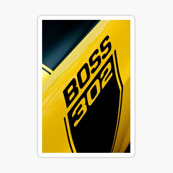 "1970 Ford Mustang Boss 302 Emblem -1065c" Sticker for Sale by Jill ...