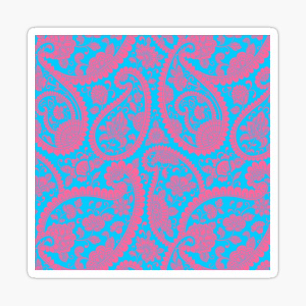 "Seamless Art - 12 (3D Color Reflection)" Sticker for Sale by MOSAICART ...