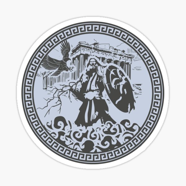 "Zeus" Sticker for Sale by rolito86 | Redbubble