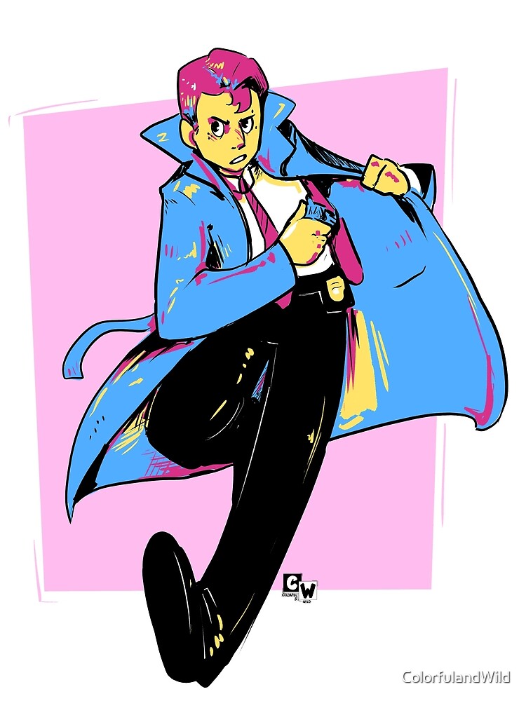 Póster «Finnegan en estilo de dibujos animados con telón de fondo» de ...