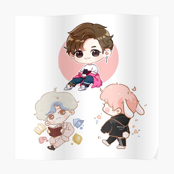 "Nct Jaemin Chibi Pack" Poster for Sale by HappyHolic | Redbubble