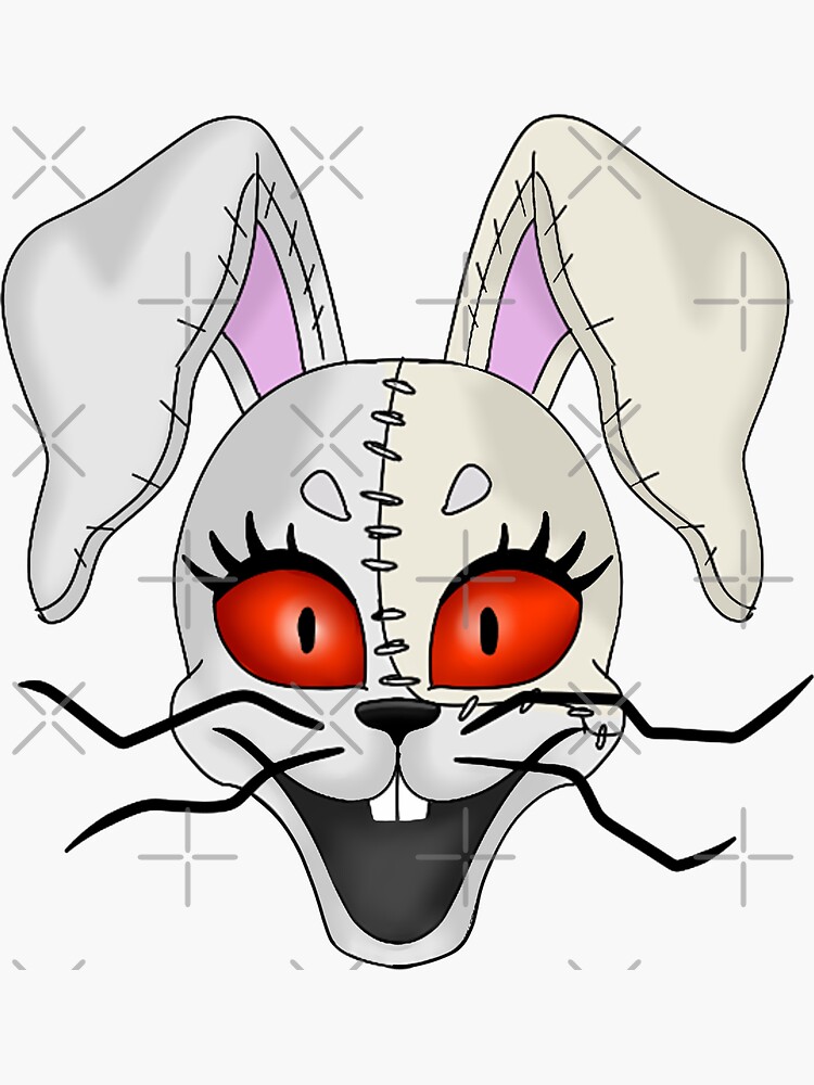 "Vanny Head by PastelPuppster" Sticker for Sale by PastelPuppster ...