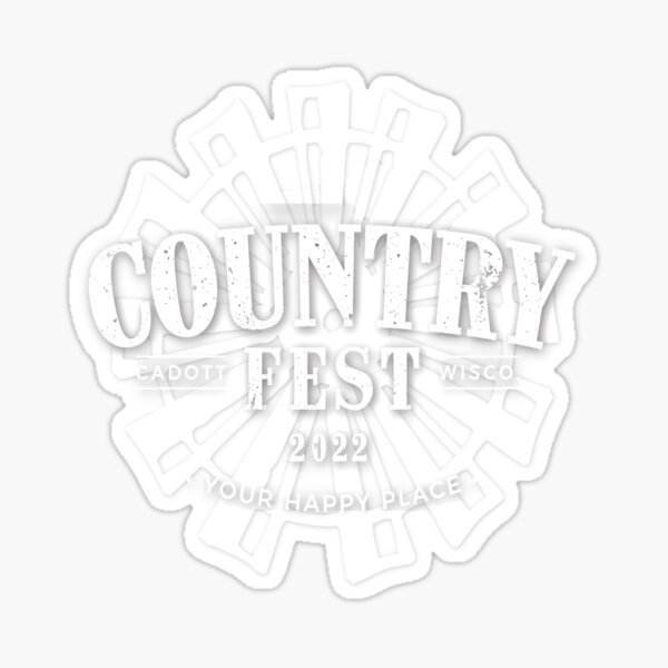 "Country Fest Wisconsin 2022" Sticker by bonds69 | Redbubble