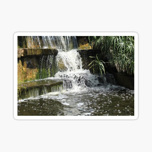 "waterfall" Sticker for Sale by BoazWorks | Redbubble