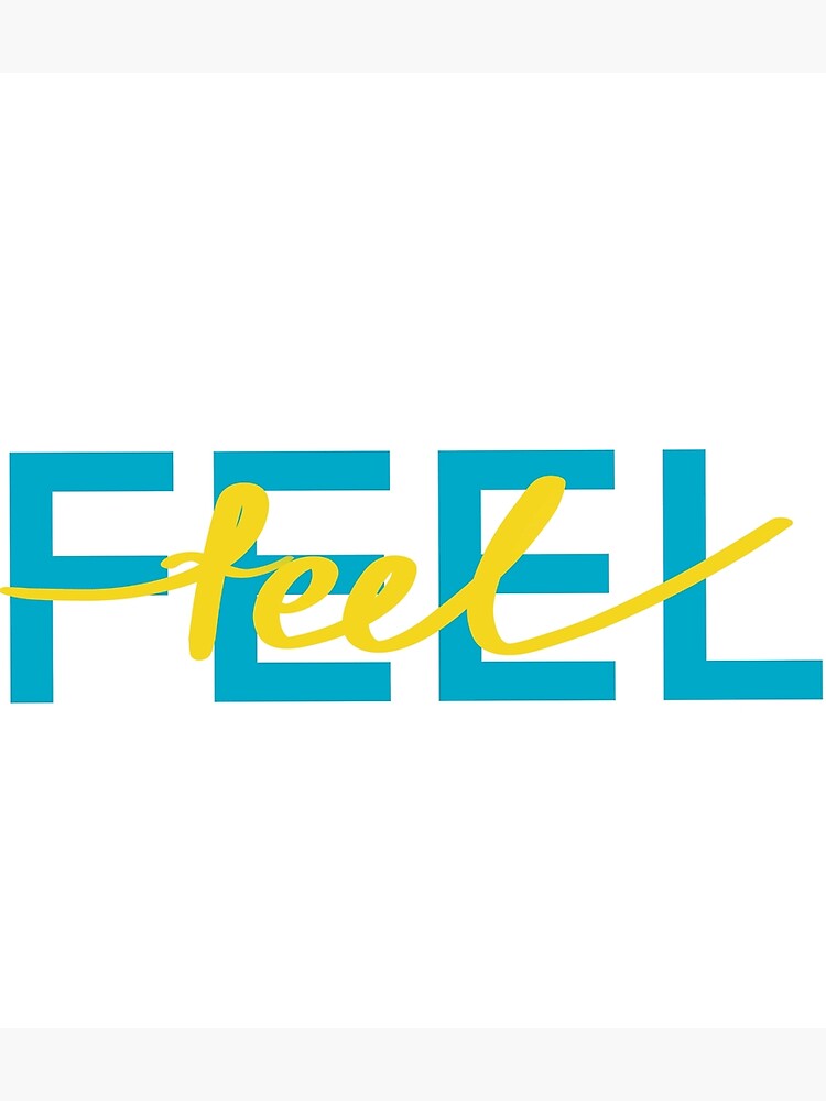 "Feel Blue yellow motivation quote. Lettering save Ukraine " Poster for ...