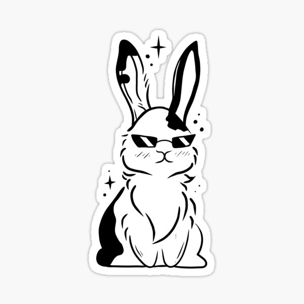 "Rox Bunny" Sticker for Sale by SerhiyGhost | Redbubble