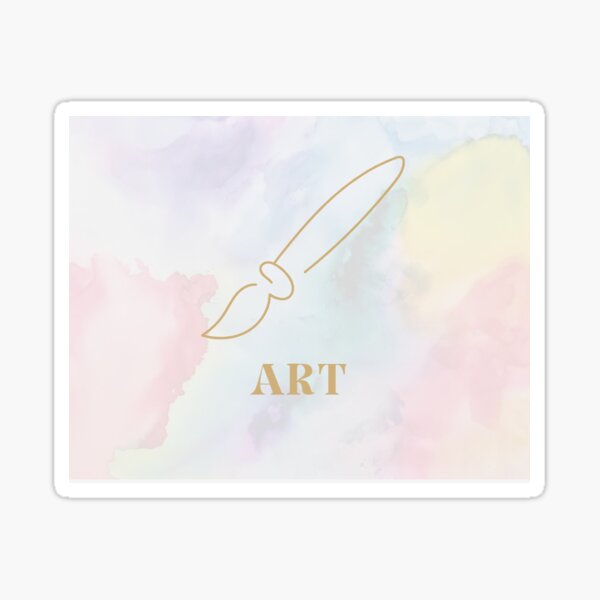 "Art logo" Sticker for Sale by Korla | Redbubble