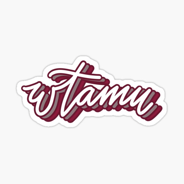 "WTAMU" Sticker for Sale by kdk11d | Redbubble