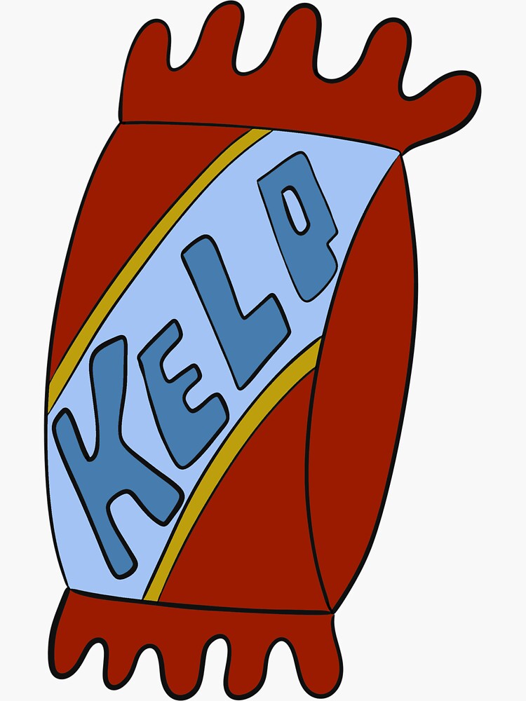 "Kelp Nougat Crunch Bar" Sticker for Sale by contrecrema | Redbubble