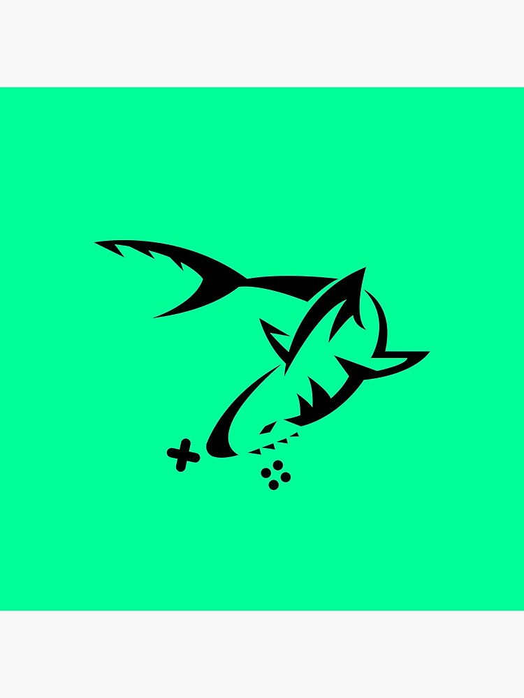 "Gamer Shark Logo Design" Poster for Sale by AuganisedGifts | Redbubble