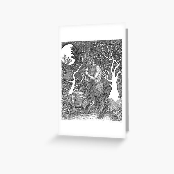 "Old season music by albrecht durer art classic drawing " Greeting Card ...