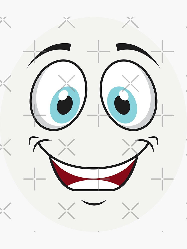 "Surprised Face" Sticker for Sale by Ash-Ley- | Redbubble