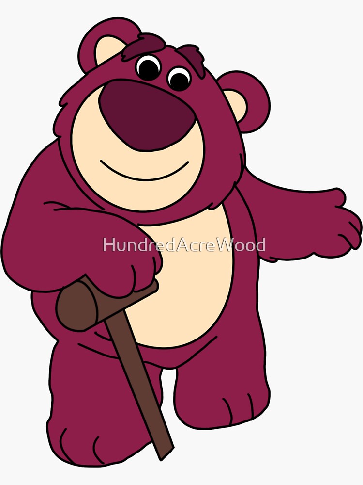 "Lotso" Sticker for Sale by HundredAcreWood | Redbubble