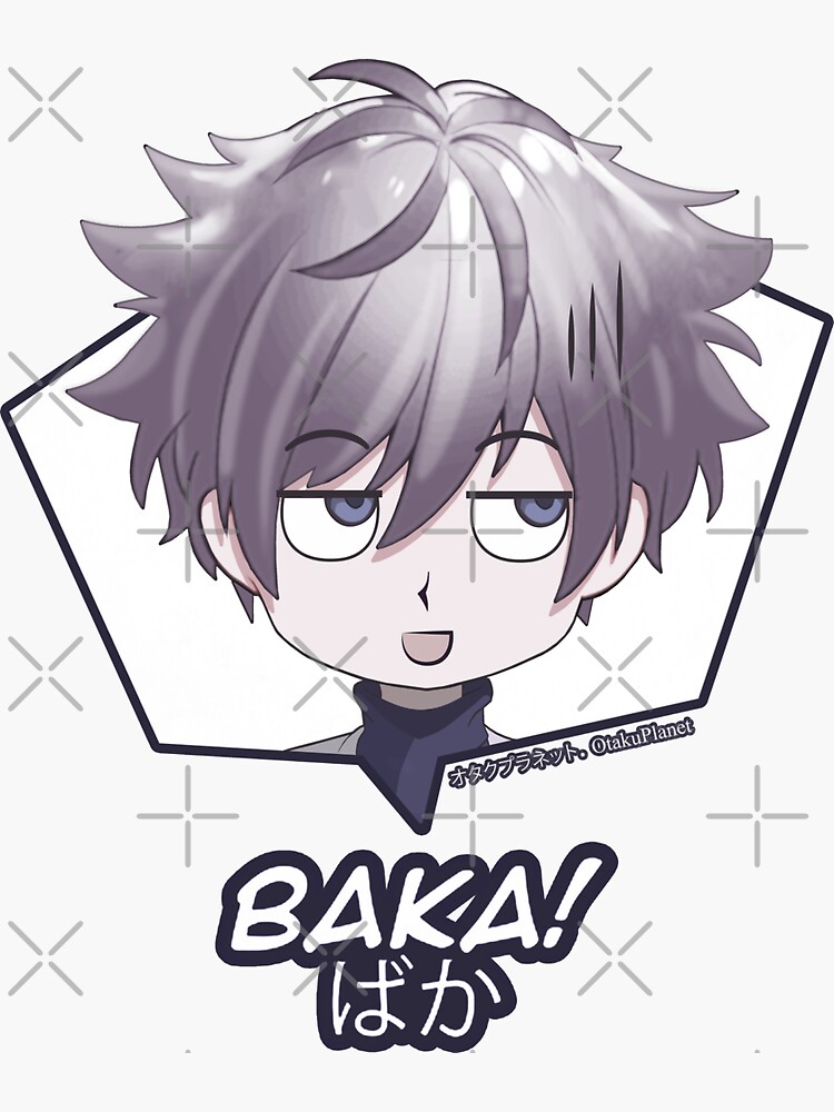 "Baka Kawai Anime Aesthetic" Sticker for Sale by Faynart | Redbubble