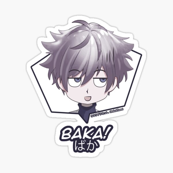 "Baka Kawai Anime Aesthetic" Sticker for Sale by Faynart | Redbubble
